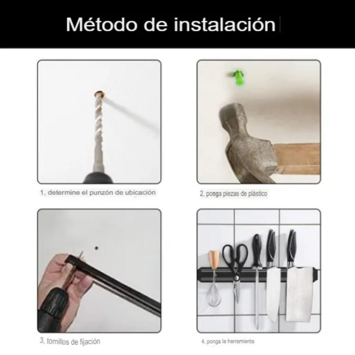 Barra Magnética Imantada 33 cm – One Key Box Chile