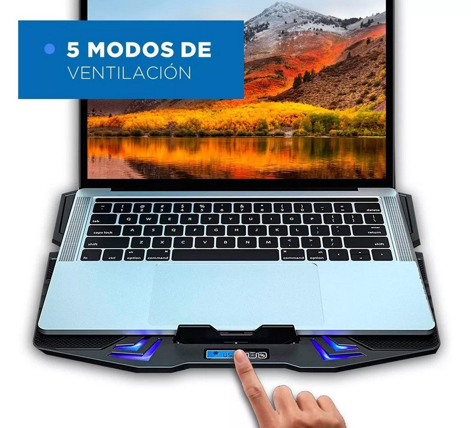 Base Cooler 5 Enfriador Notebook Laptop – One Key Box Chile